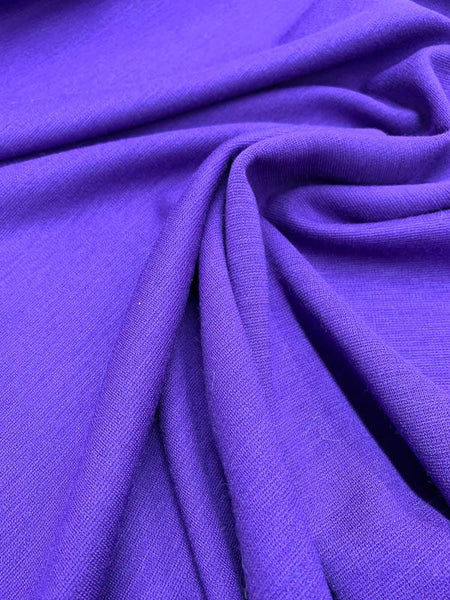 Italian Quality Wool Knit - Classic Purple | FABRICS & FABRICS ...