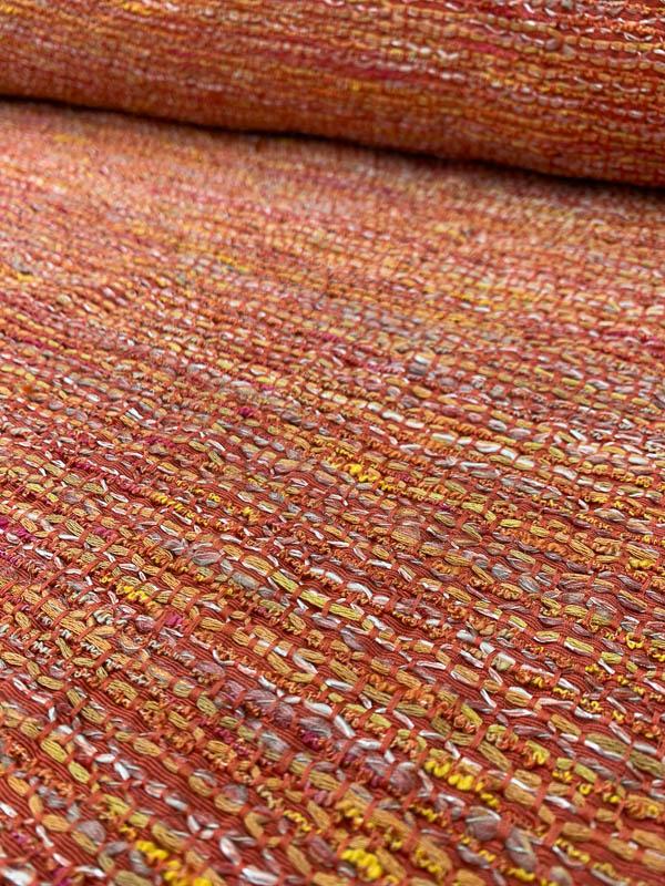 Classic Woven Tweed Suiting - Orange | FABRICS & FABRICS – Fabrics ...