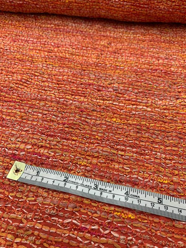 Classic Woven Tweed Suiting - Orange | FABRICS & FABRICS – Fabrics ...