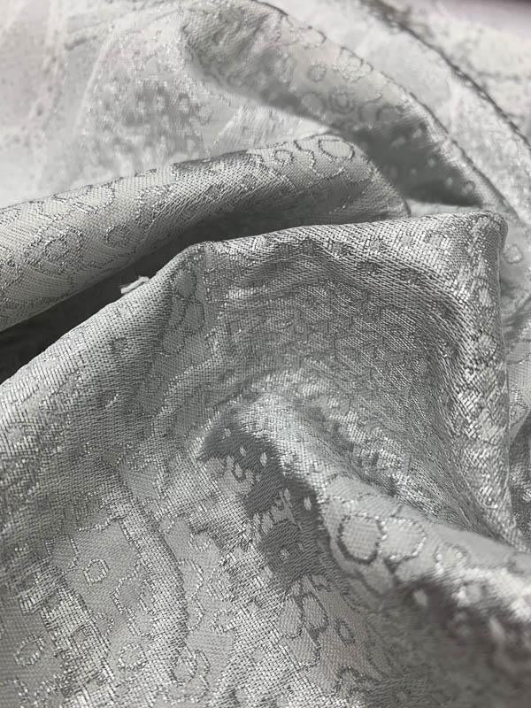 Metallic Floral Brocade - Silver | FABRICS & FABRICS – Fabrics & Fabrics