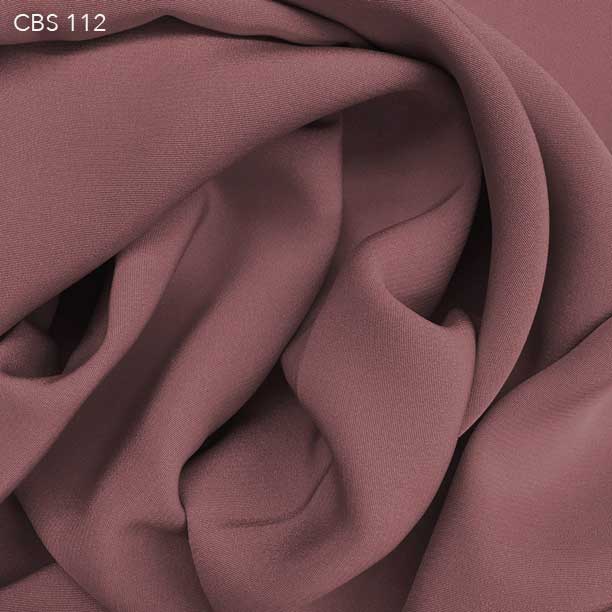Mauve Silk Crepe Back Satin - Fabrics & Fabrics