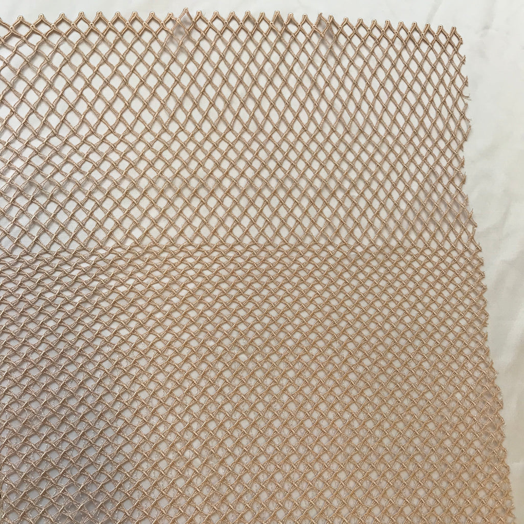 Italian Netting Lattice Guipure Lace - Rose – Fabrics & Fabrics