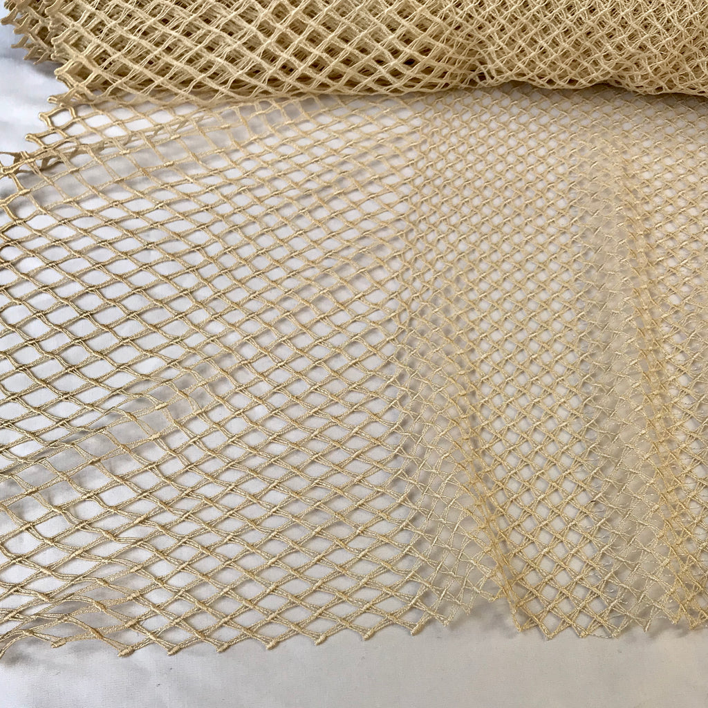 Italian Netting Lattice Guipure Lace - Cream/Beige – Fabrics & Fabrics