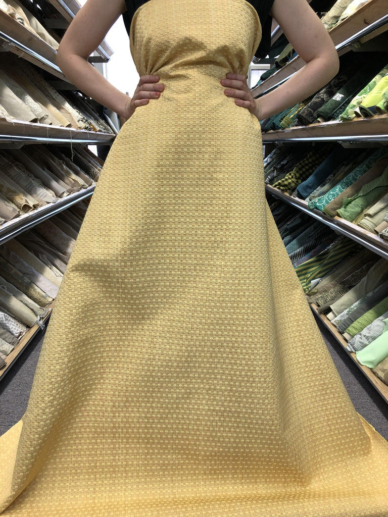 Geometric Brocade - Yellow | FABRICS & FABRICS – Fabrics & Fabrics