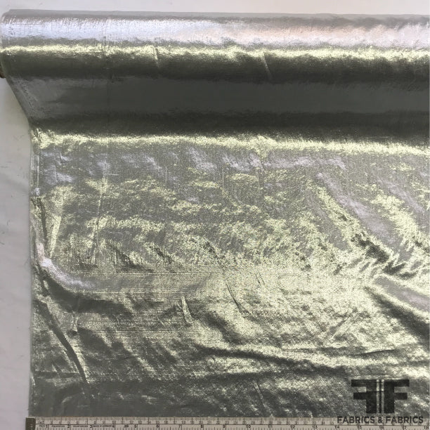 Metallic Lamé - Silver - Fabrics & Fabrics