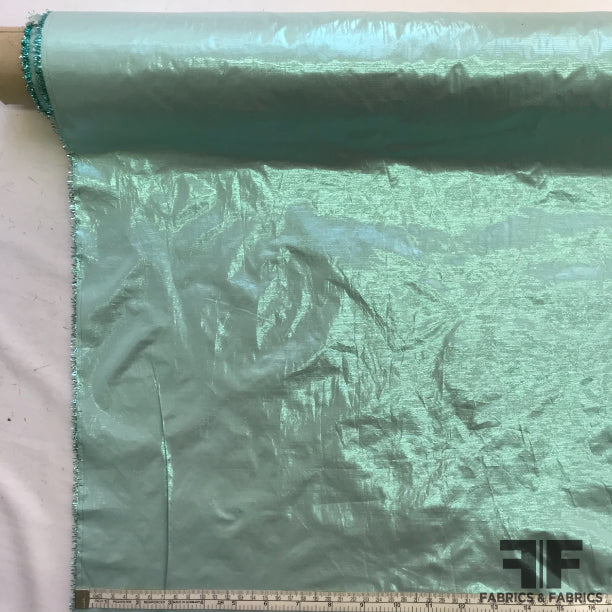 Light Blue Metallic Lamé - Fabrics & Fabrics
