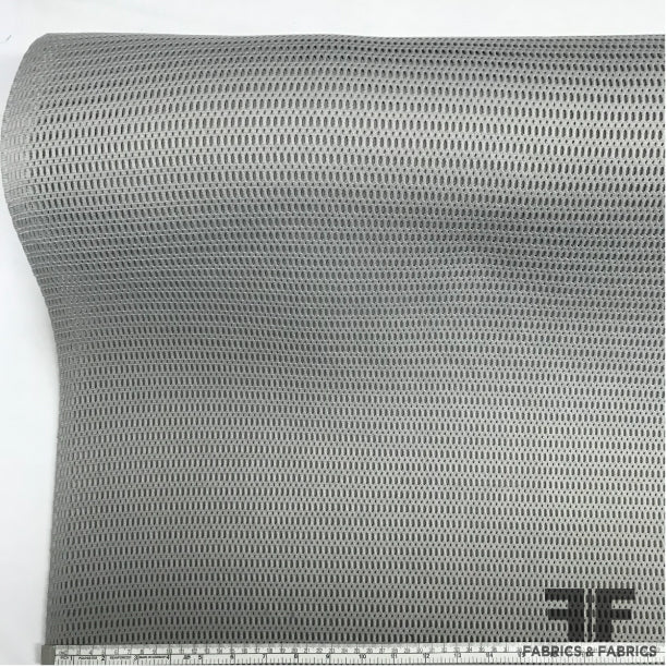 Grey Novelty Performance Mesh - Fabrics & Fabrics
