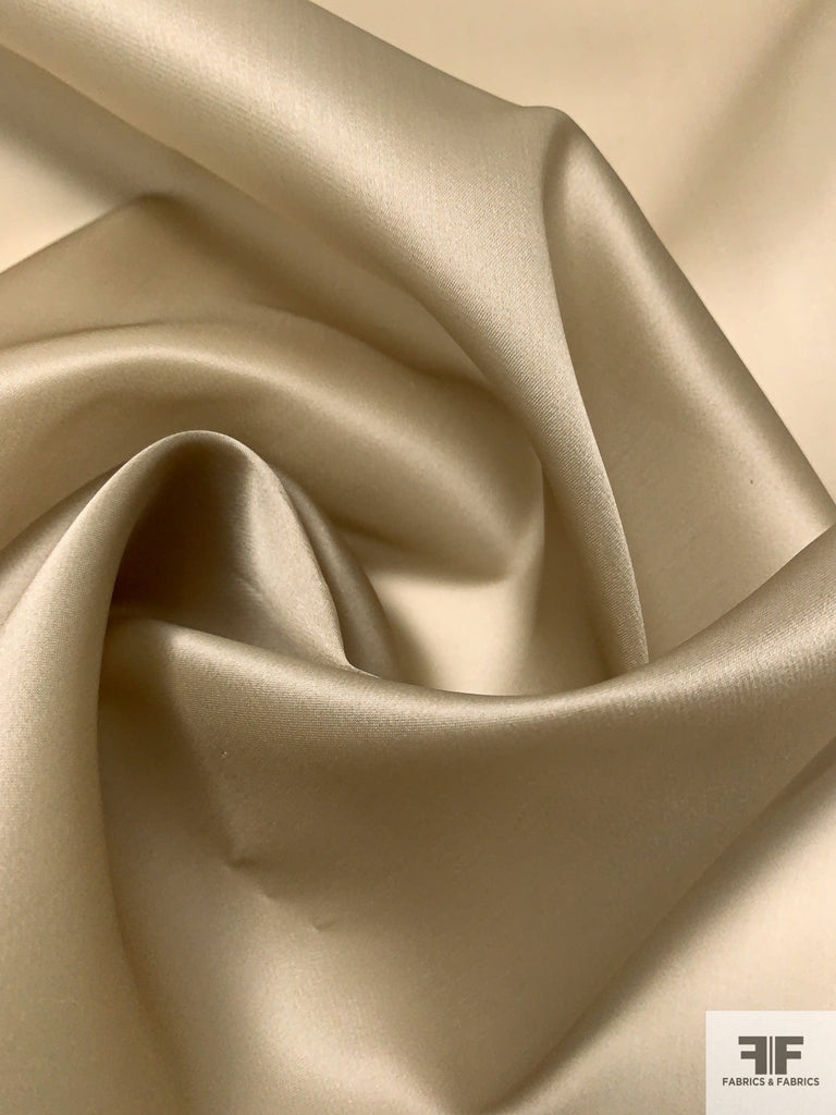 Solid Satin Faced Organza - Beige | FABRICS & FABRICS – Fabrics & Fabrics