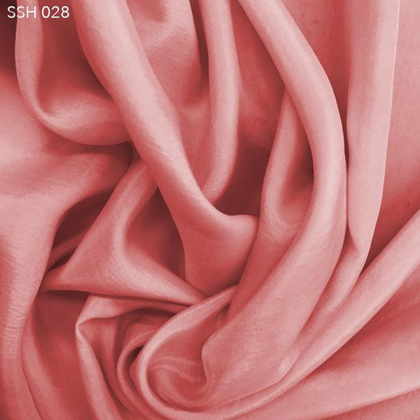 Misty Pink Silk Habotai (China Silk) | Fabrics & Fabrics