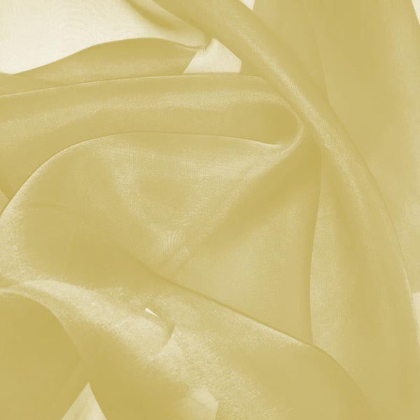 Yellow Silk Organza - Fabrics & Fabrics