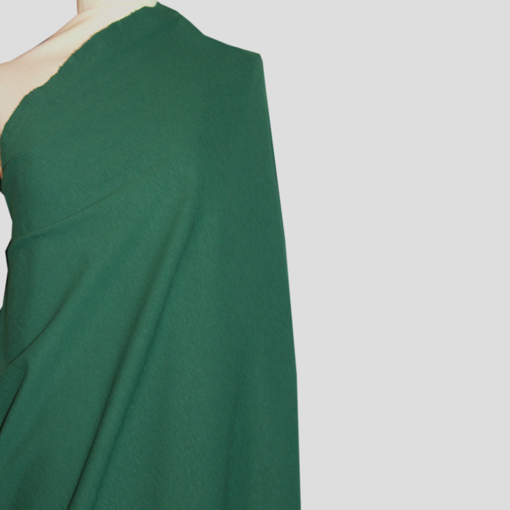 Deep Teal Wool Blend Knit - Fabrics & Fabrics