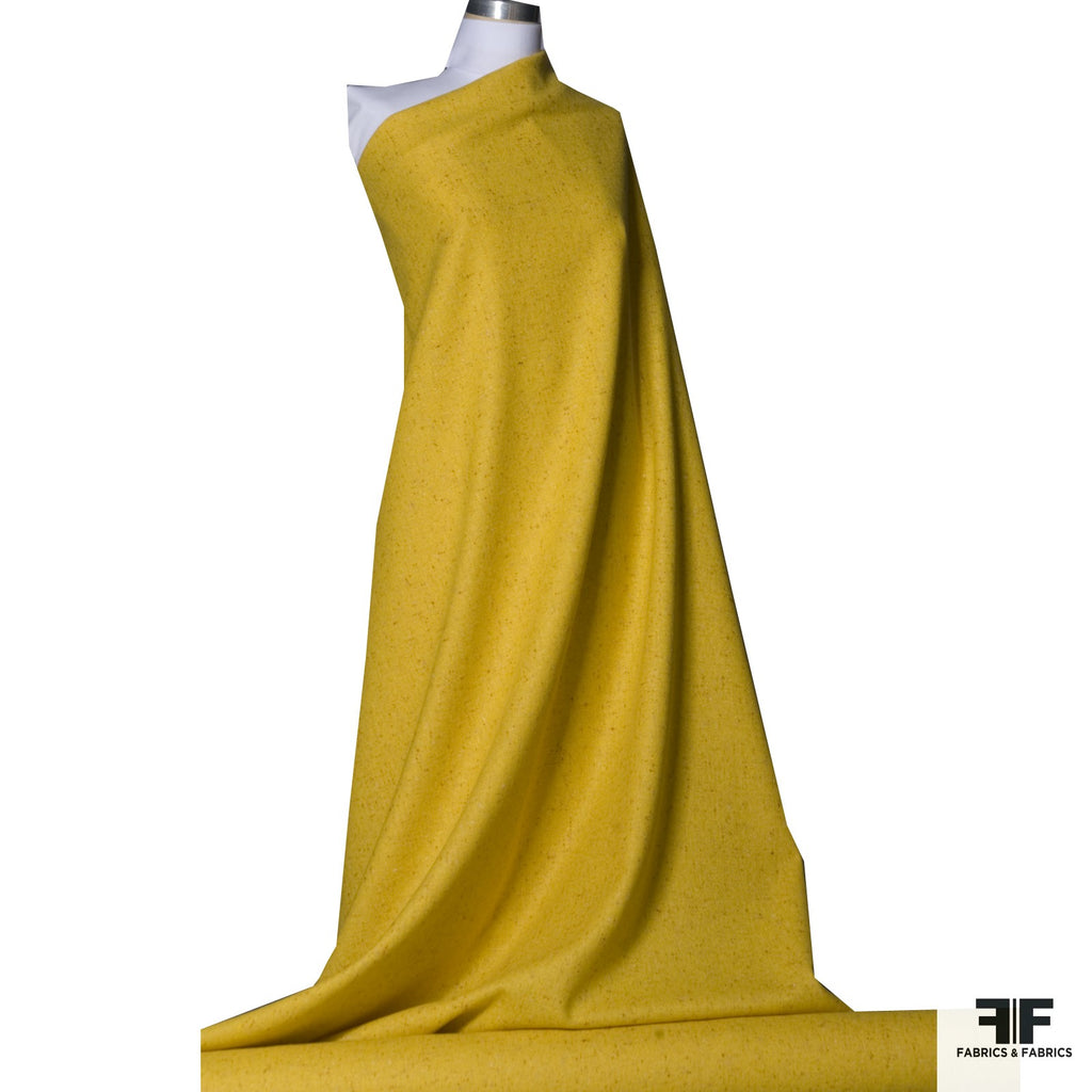 Yellow Wool Suiting - Fabrics & Fabrics