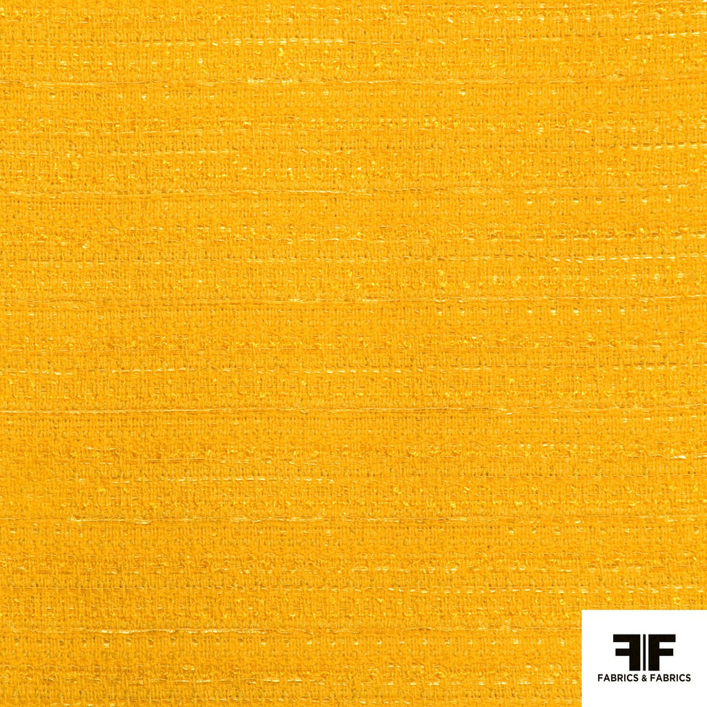 Yellow Cotton Blend Suiting - Fabrics & Fabrics