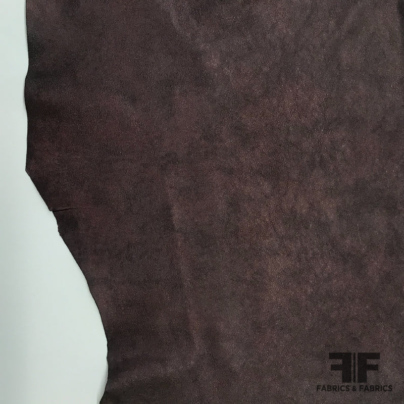 Solid Cow Skin - Deep Purple/Brown – Fabrics & Fabrics